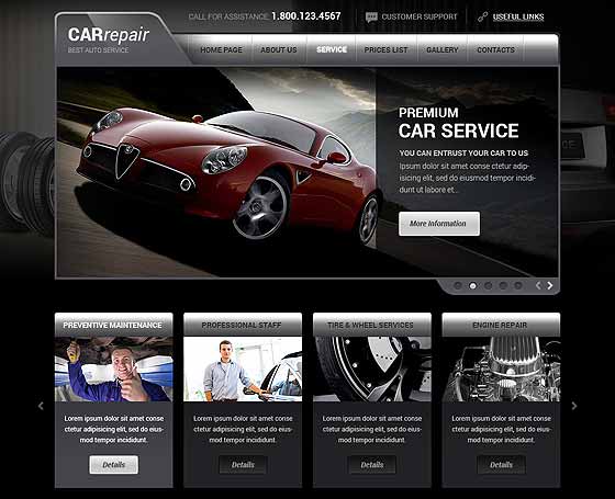 Tentakel Injizieren Du Wirst Besser Werden Mechanic Website Template 