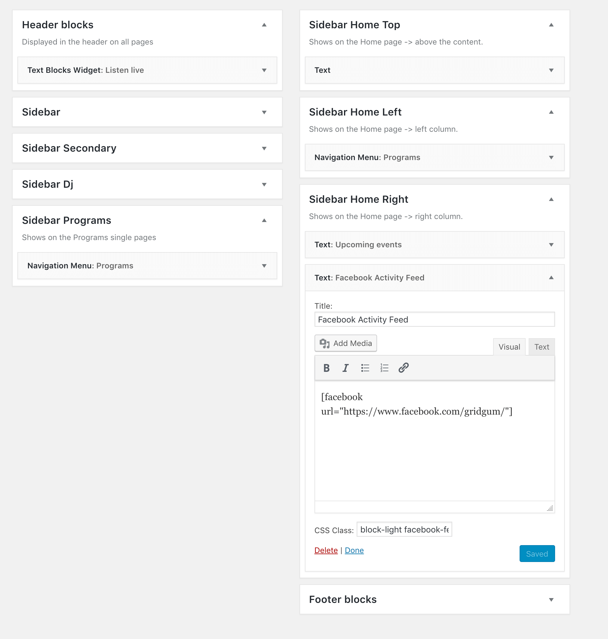 Radio station WordPress theme, WordPress radio theme | Gridgum